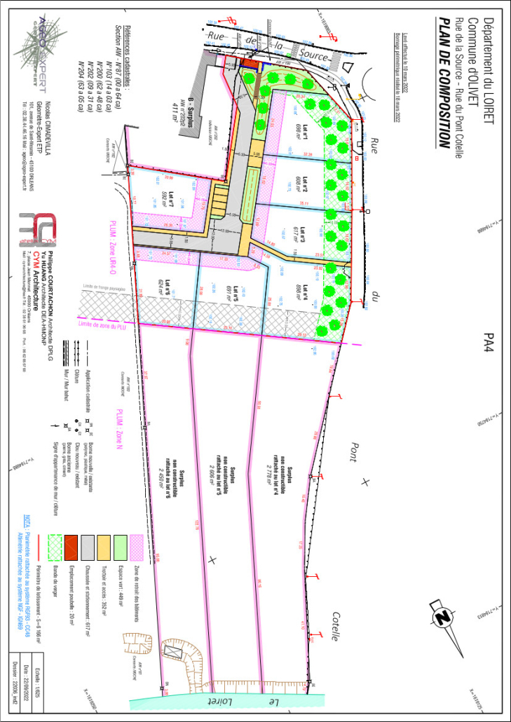 Terrain à partir de 592m² bord du Loiret – Maisons Loire et Sologne
